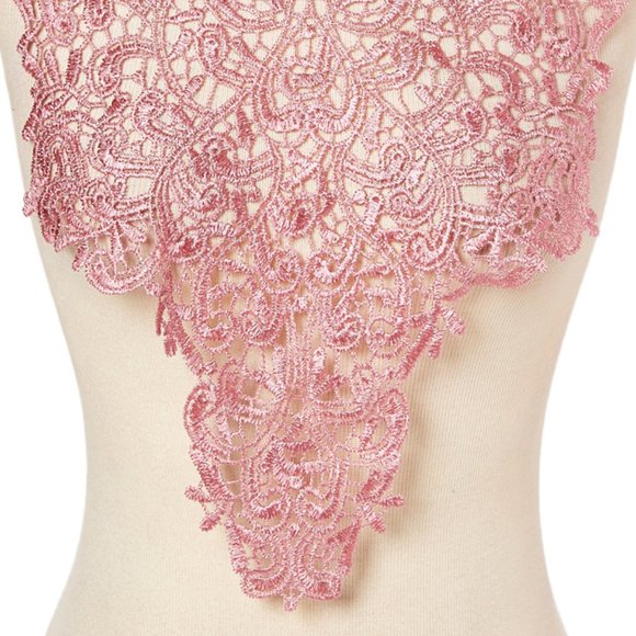 cv stylelab | Accessories | Full Lace Collar Blush Pink | Poshmark